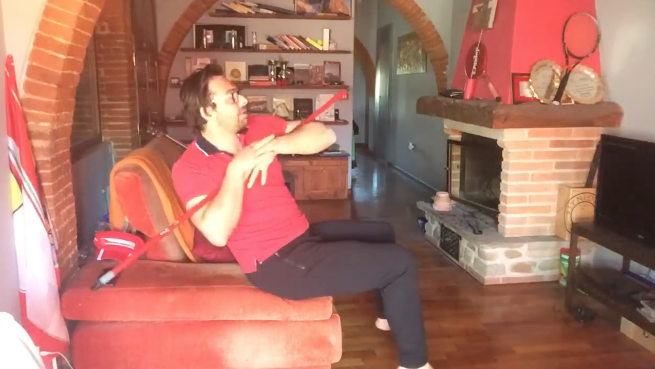 [VIDEO/6] Allenamento Tennis: programma piramidale addominali in twist